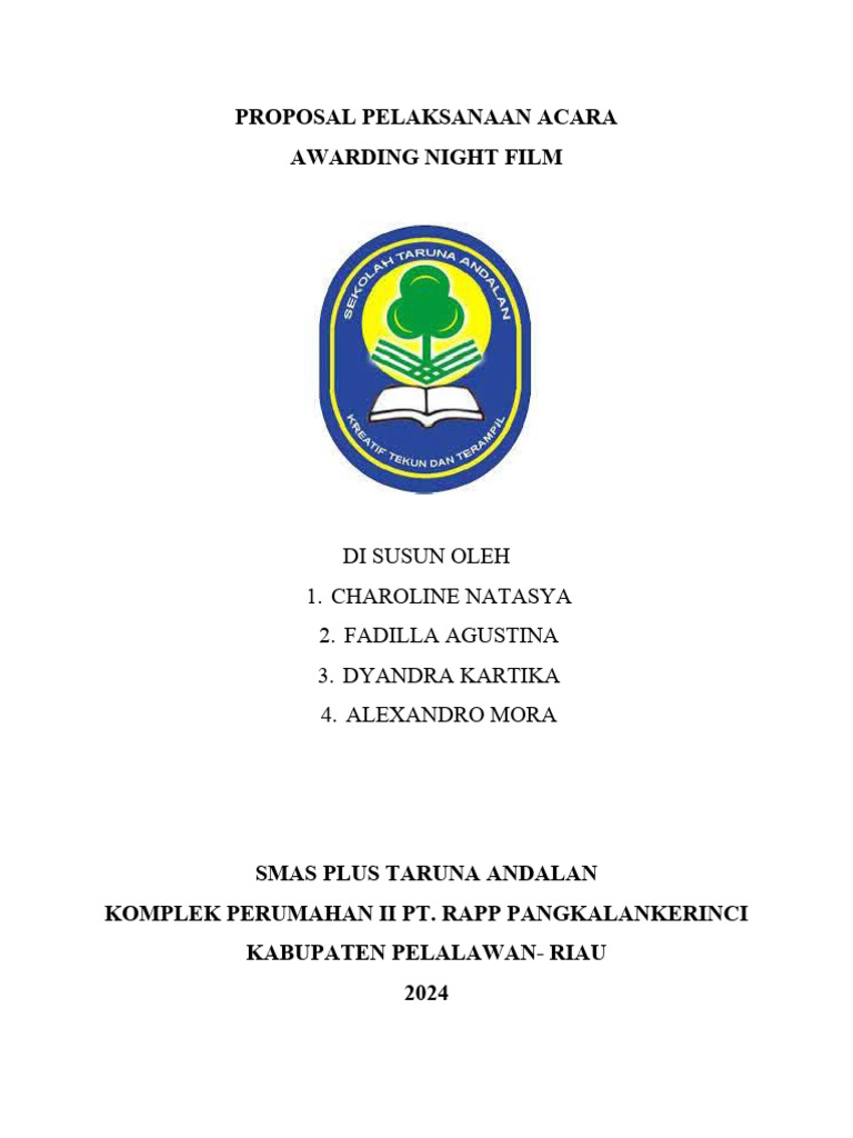 Awarding Night Film SMAS 2024 | PDF