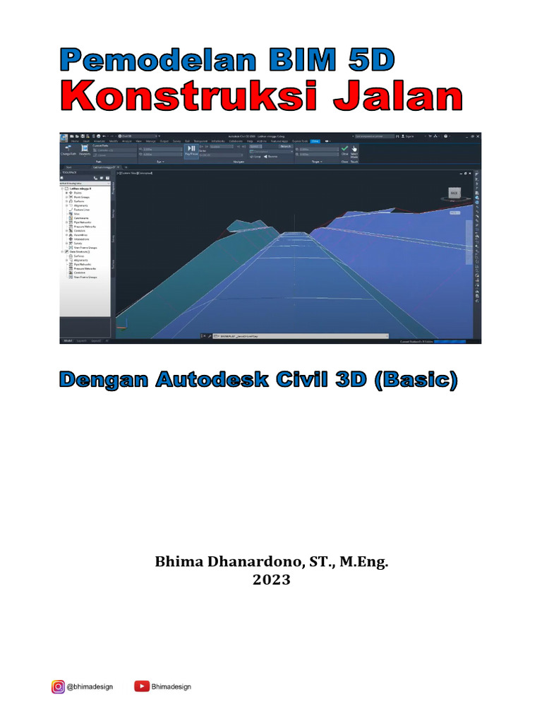 Pemodelan BIM 5D Konstruksi Jalan Menggunakan Autodesk Civil 3D | PDF