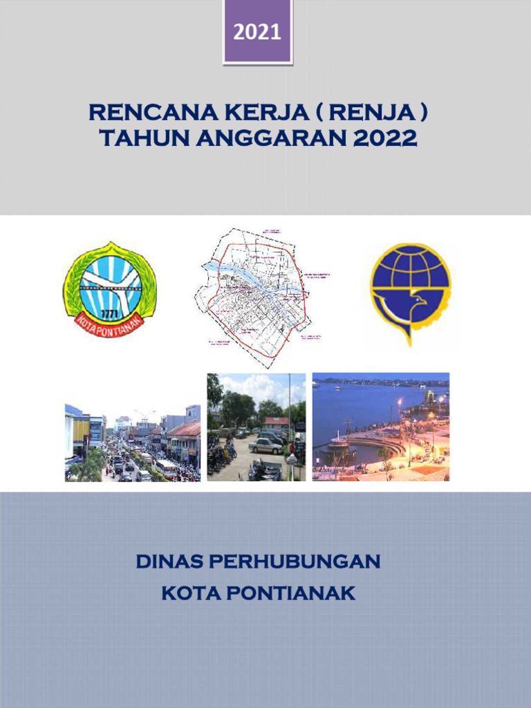 Rencana Kerja (Renja) Pontianak | PDF