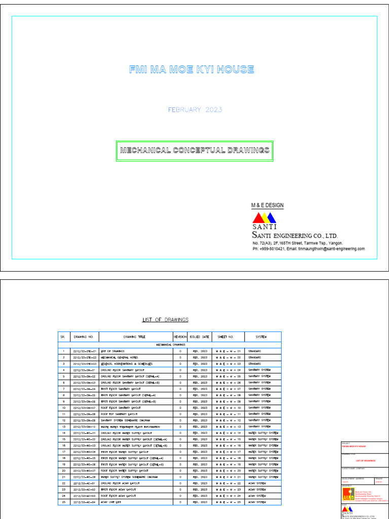 FMI ACMV Drawing - 22.6.2023 | PDF