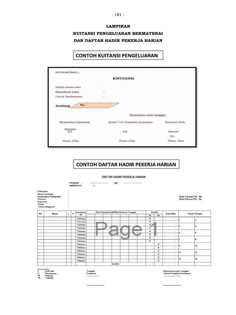 Daftar Hdir Tukang | PDF