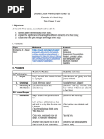 Short Story Elements Lesson Plan | PDF | Plot (Narrative) | Cognition