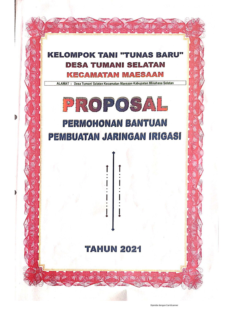 Proposal KT Tunas Baru | PDF