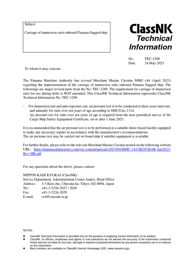 Technical Information | PDF