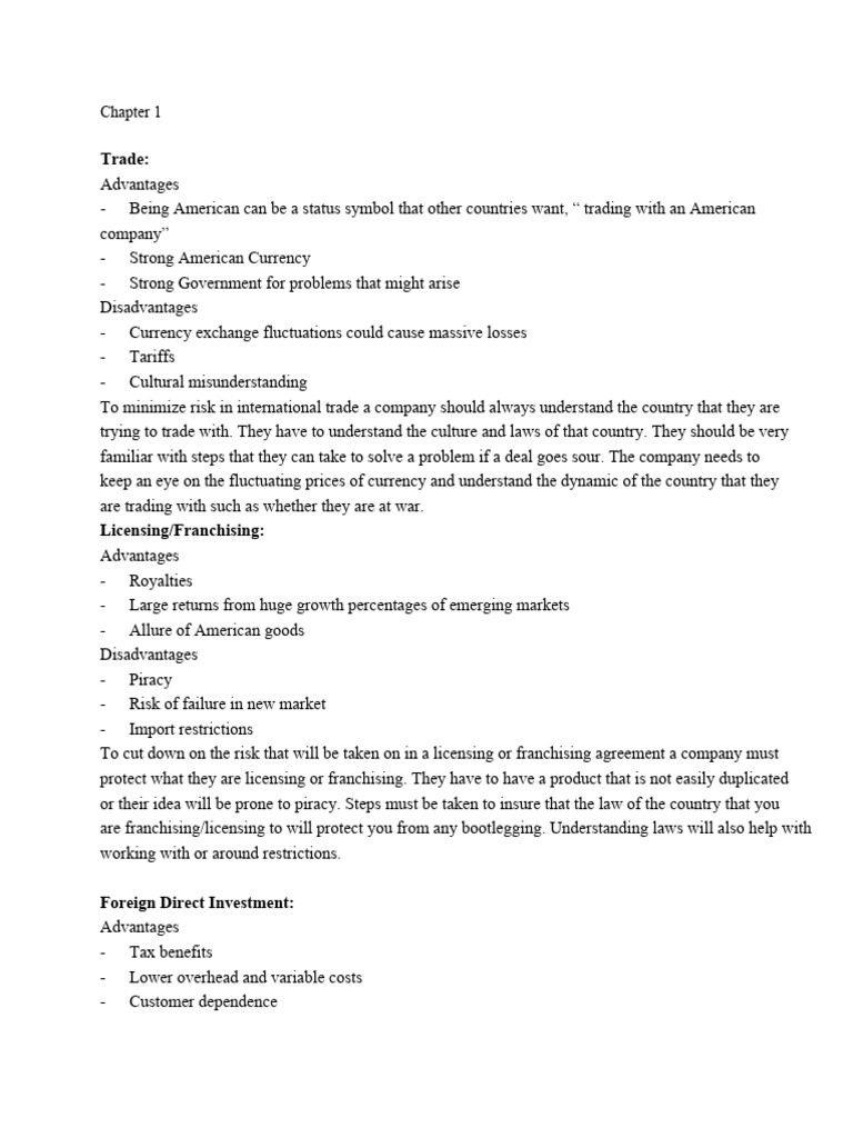 International Business Law Notes | PDF | Treaty | International Law