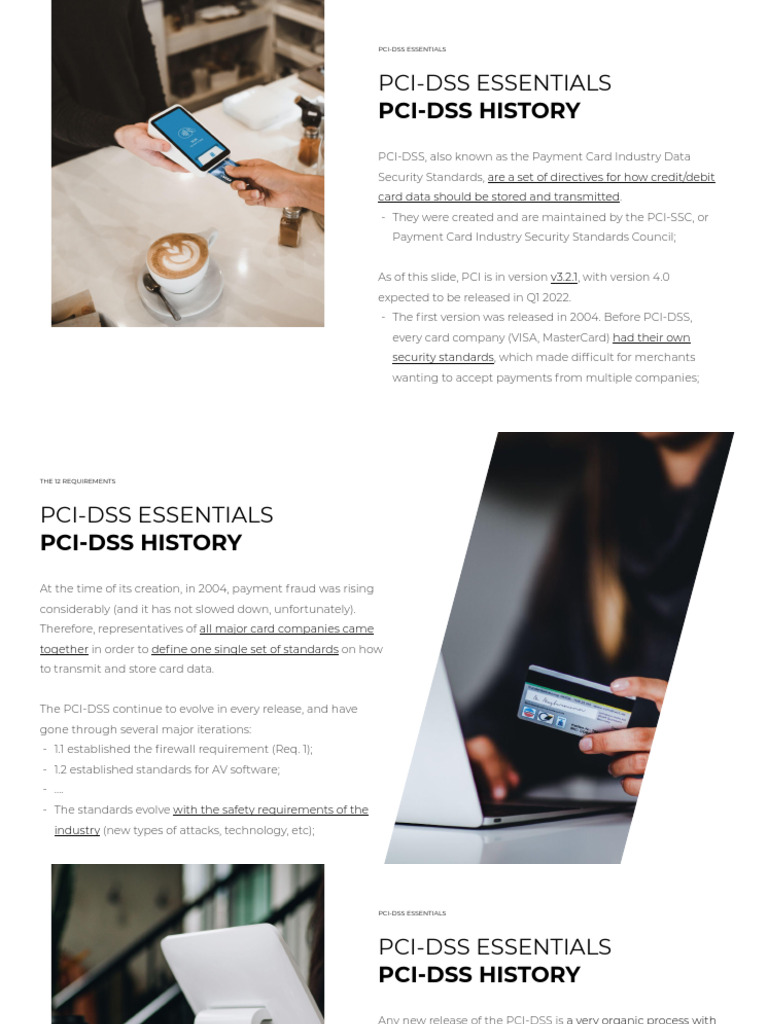 02 PCI-DSS Essentials - 03 PCI-DSS History | PDF | Payment Card Industry Data Security Standard ...