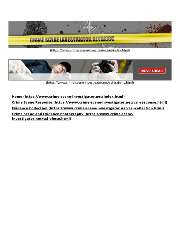 Bullet Trajectory Documentation Guide | PDF | Crime Scene | Forensic ...