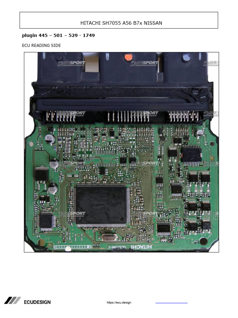 Hitachi Sh7055 A56-B7x Nissan | PDF | Business | Technology & Engineering