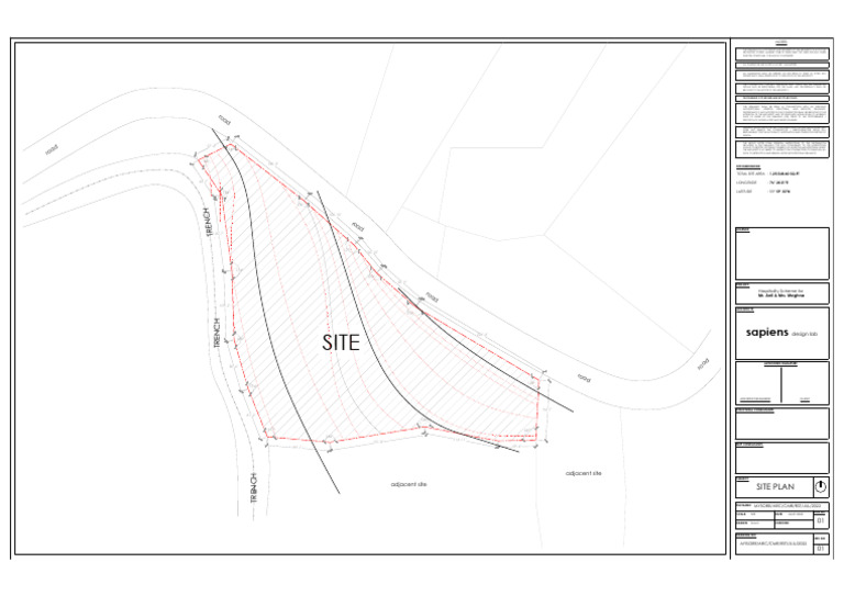 Site Plan - Contours | PDF | Architect