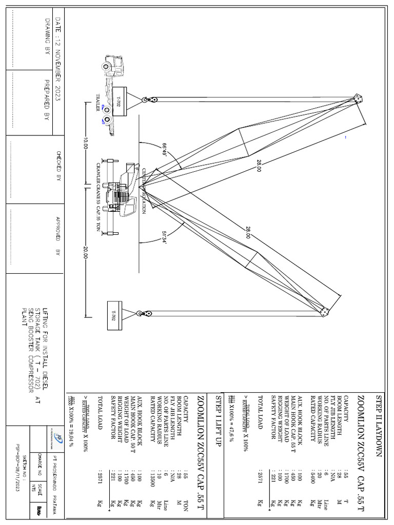 Lifting Plan T - 702 | PDF