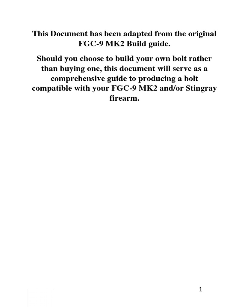DIY Bolt Guide | PDF