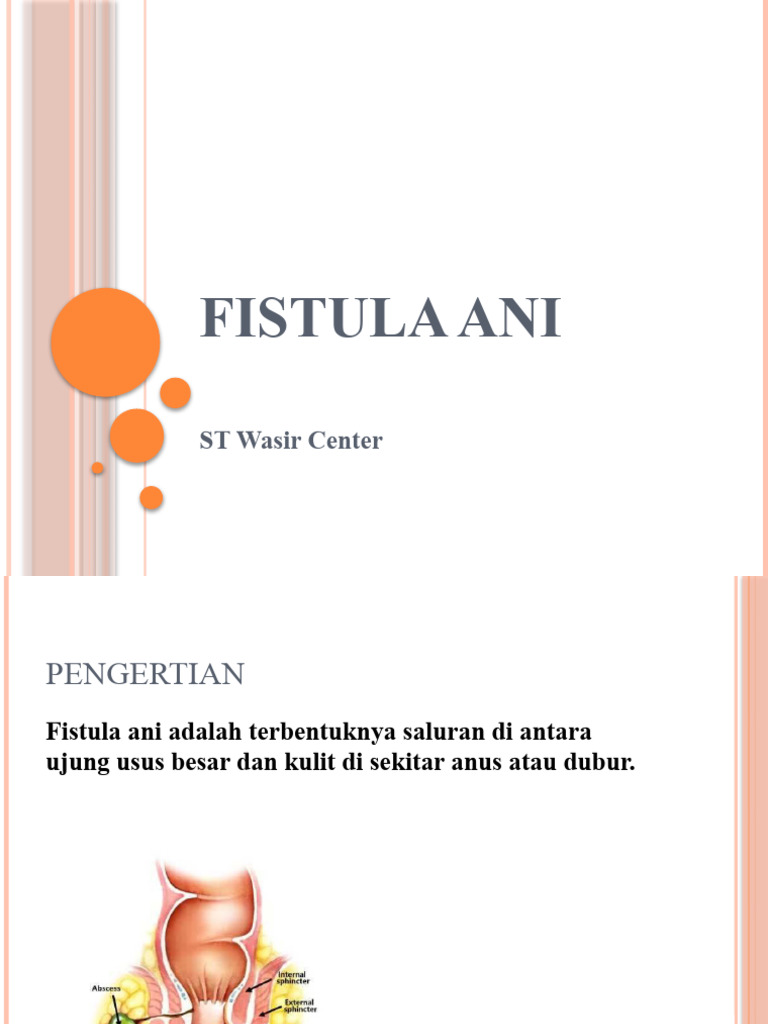 Fistula Ani | PDF