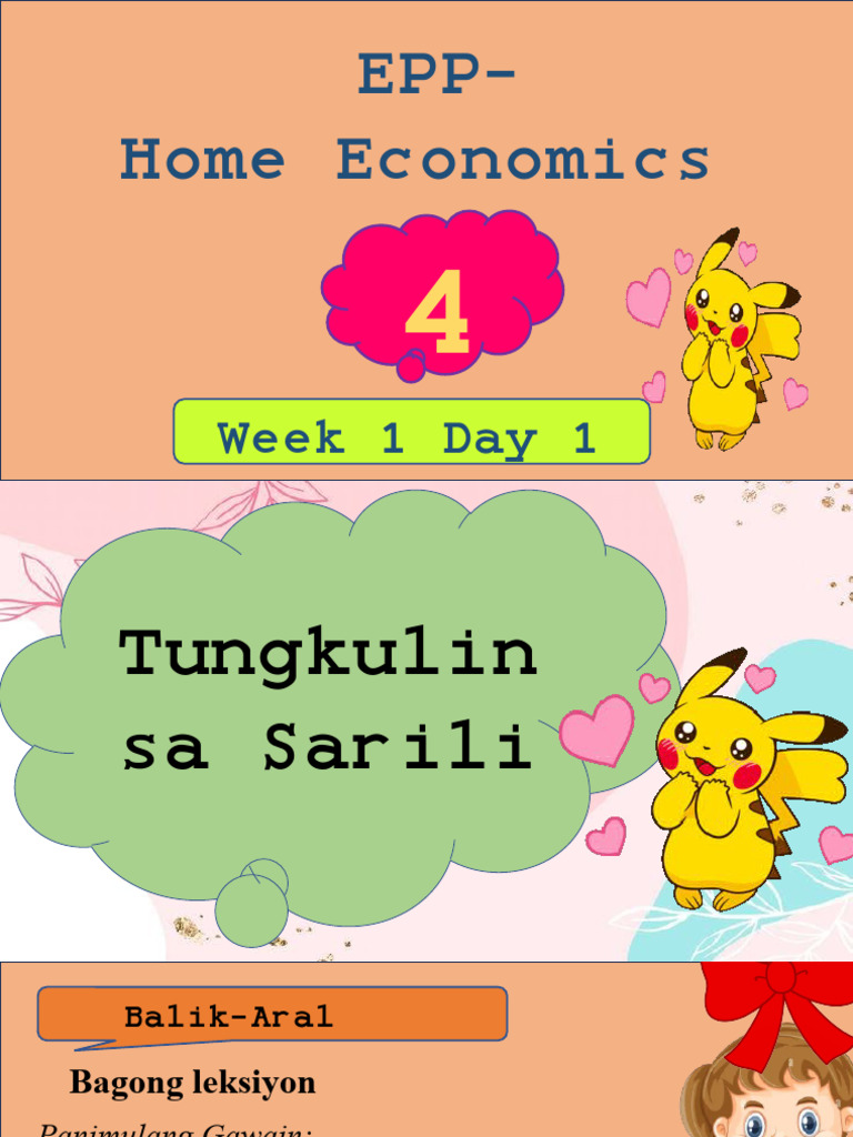 Epp He 4 Week 1 | PDF