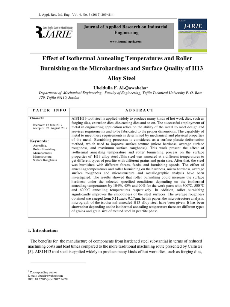 Isothermal Annealing | PDF | Heat Treating | Steel