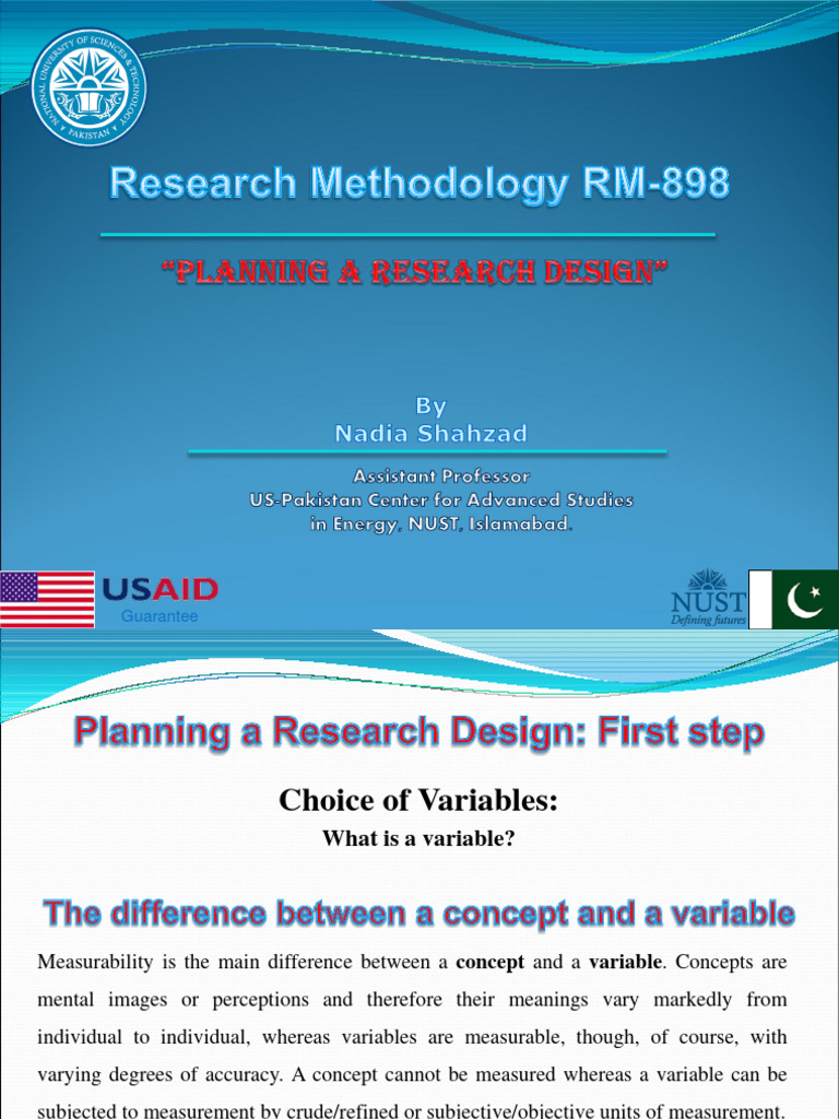 RM-Research Design | PDF | Hypothesis | Experiment
