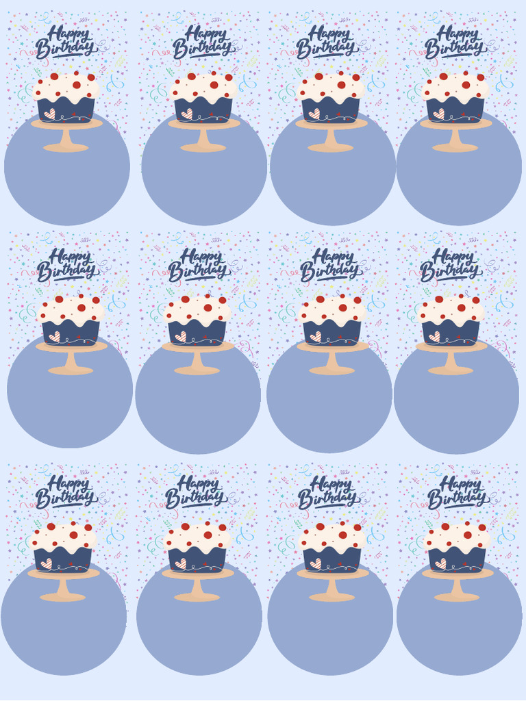 Happy Birthday Bookmark | PDF