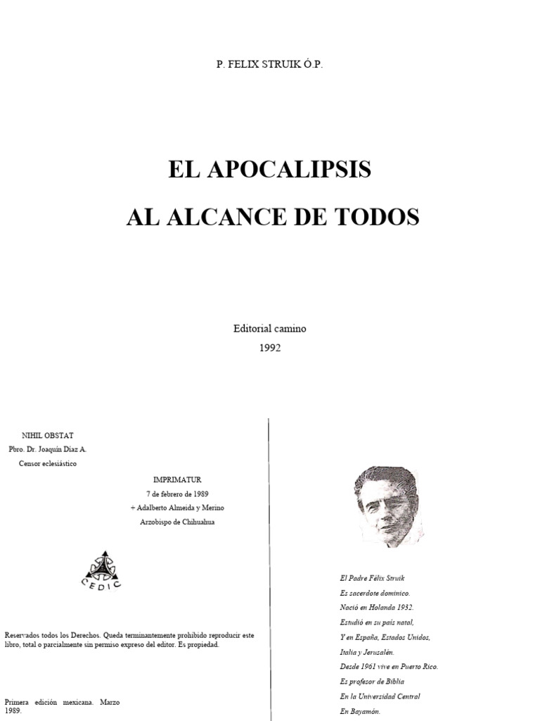 El Apocalipsis Al Alcance de Todos - 125213 | PDF | Libro de revelación ...