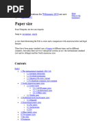 List of Paper Sizes Page Dimensions From A4 To Letter & Demy Quarto ...