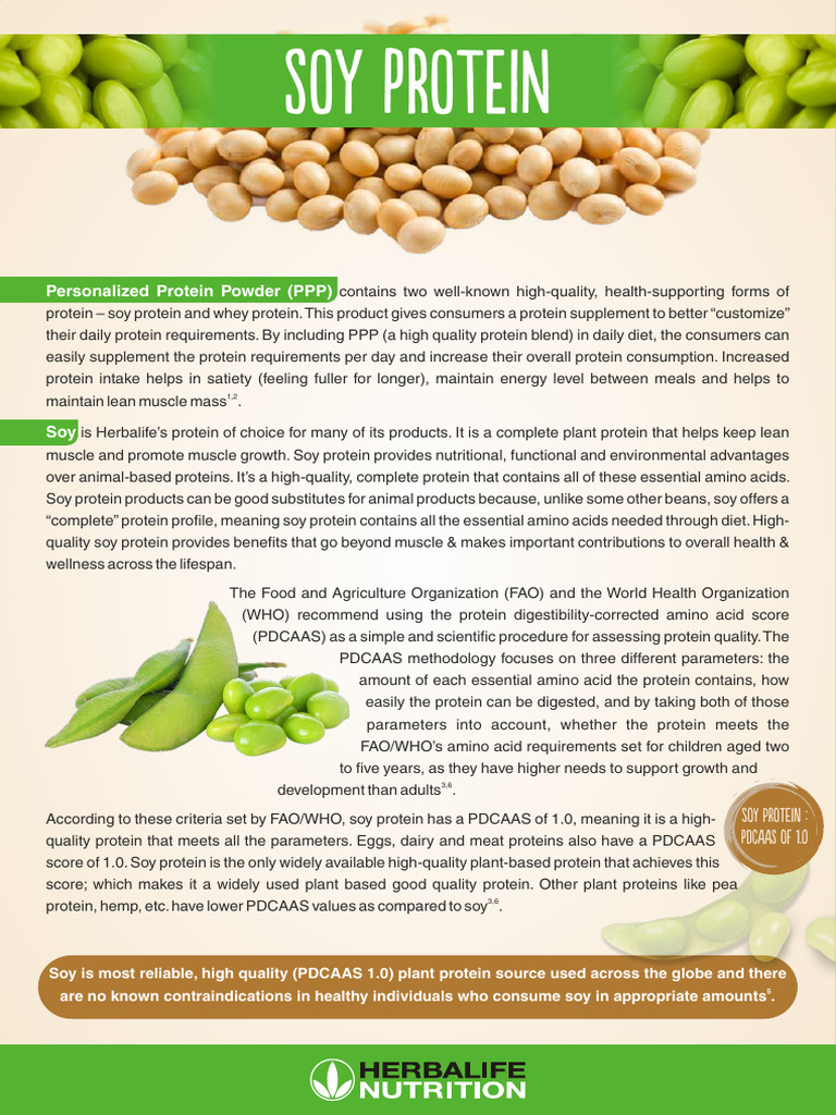 Soy Protein | PDF | Soybean | Proteins