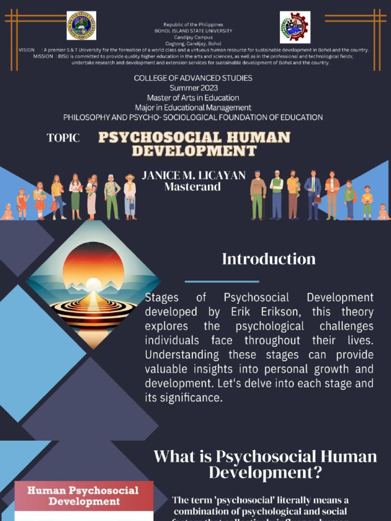 Psychosocial Human Development | PDF