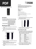 T Series Readers Datasheet | PDF