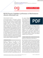 2024 ISUOG Practice Guidelines Performance of Third-Trimester Obstetric ...