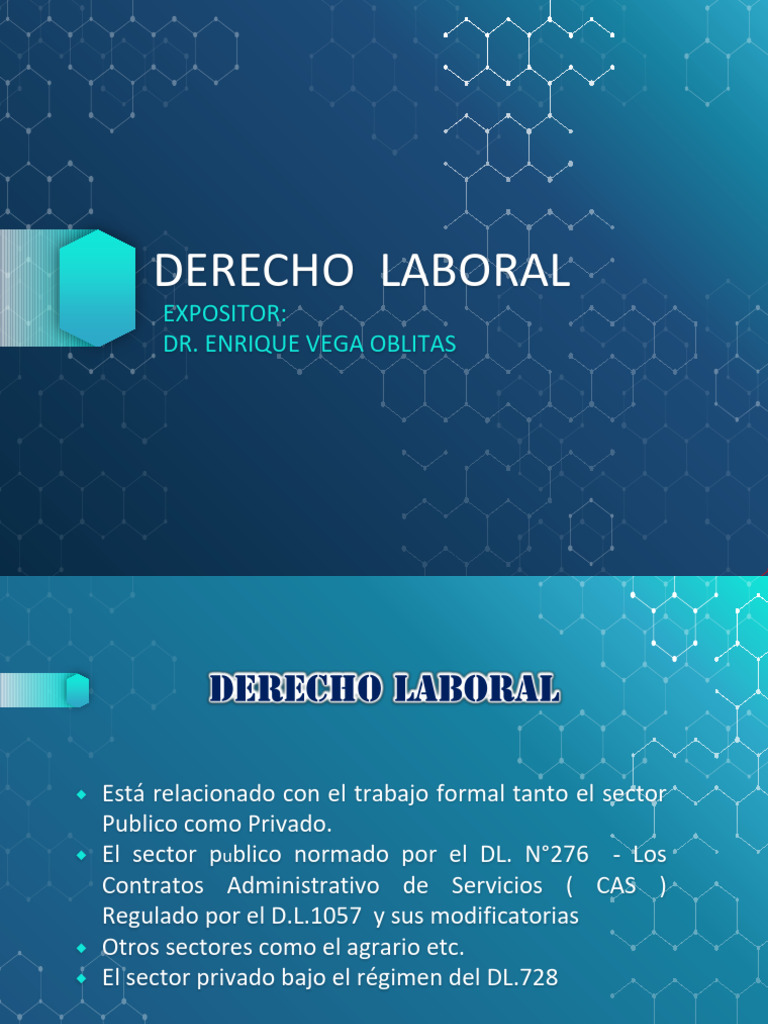 Diapositivas Derecho Laboral | PDF | Derecho laboral | Salario