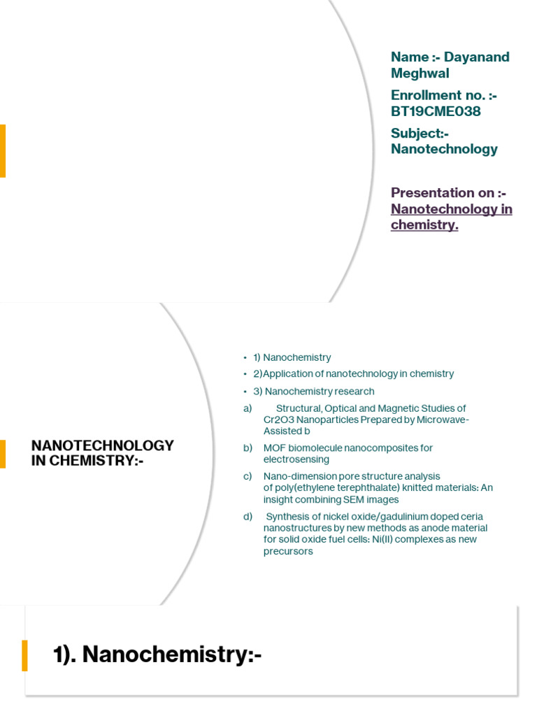 Presentation Nanotechnology | PDF