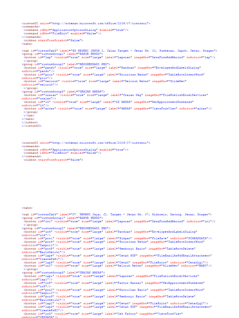 Custom UI for Educational Reports | PDF