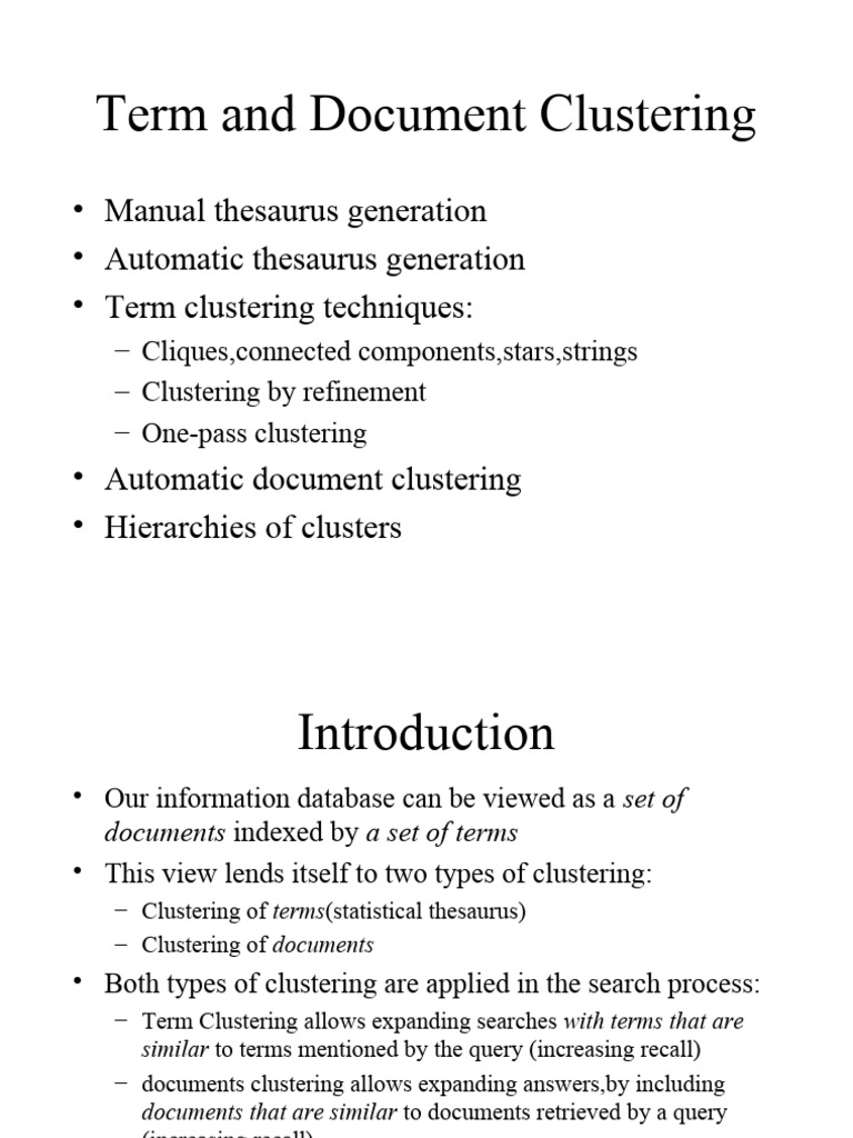 Clustering | PDF | Cluster Analysis | Hierarchy Clustering | PDF | Cluster Analysis | Hierarchy