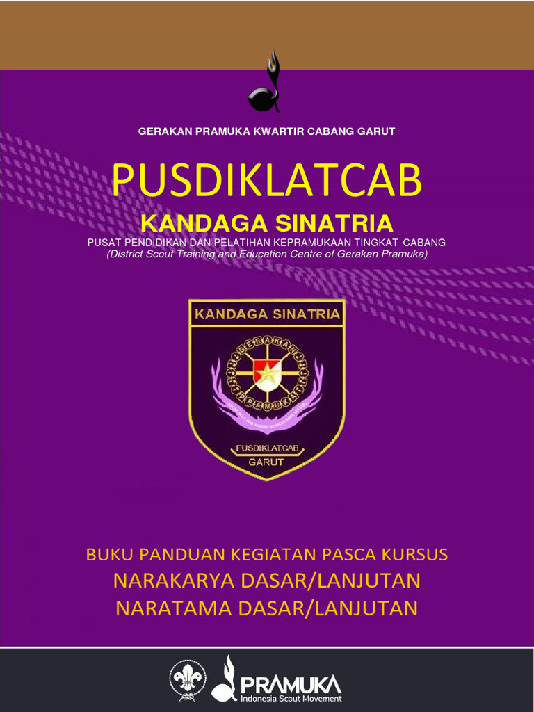 Buku Panduan Kegiatan Narakarya & Naratama Pusdiklatcab Garut | PDF