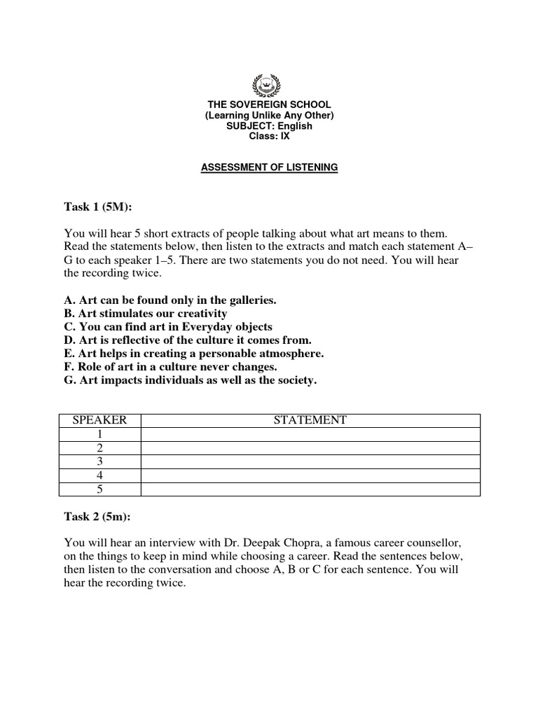 Microsoft Word - ASL 4 | PDF