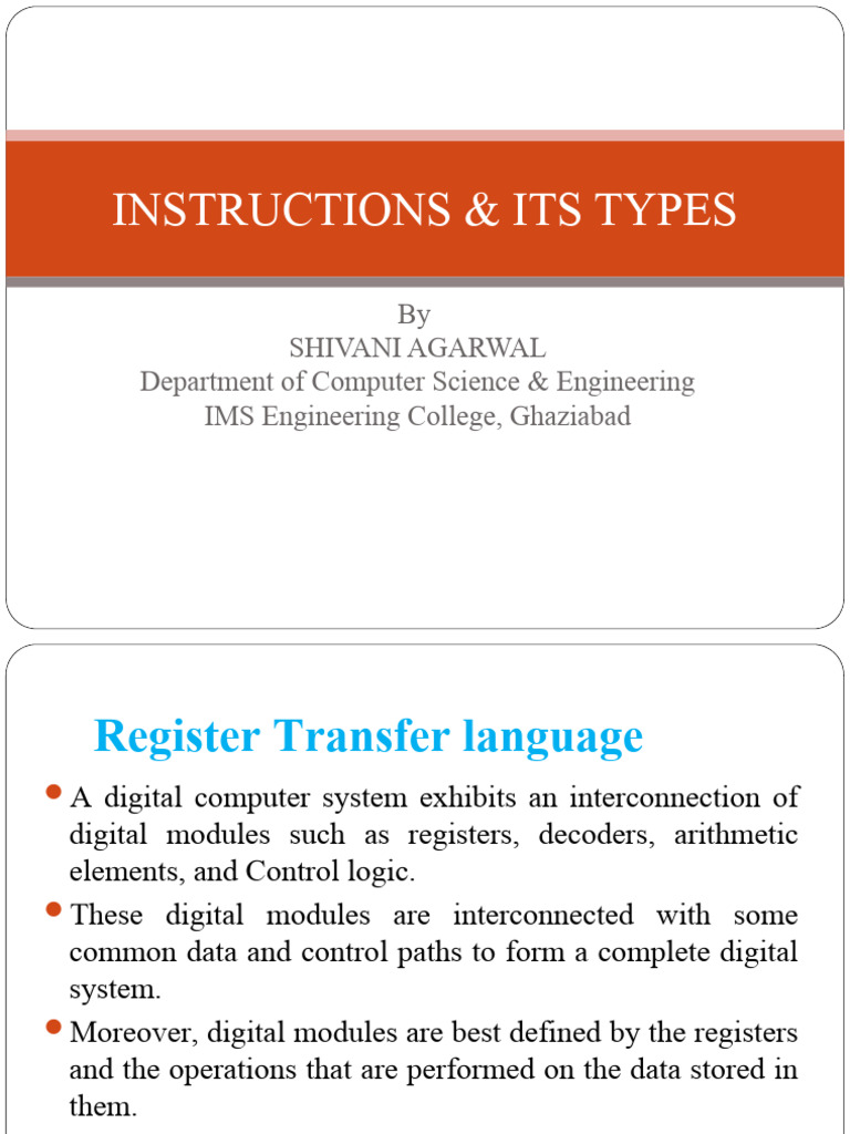 Unit1 Addressing Modes and GPR | PDF | Central Processing Unit | Computer Programming