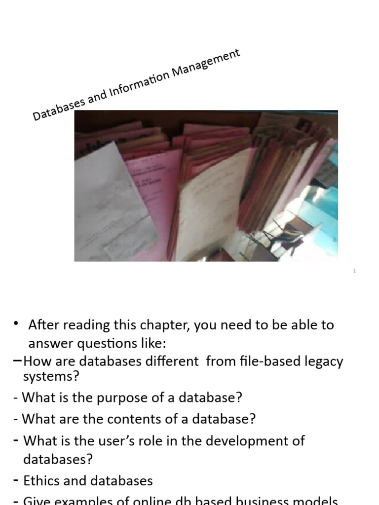 Databases | PDF