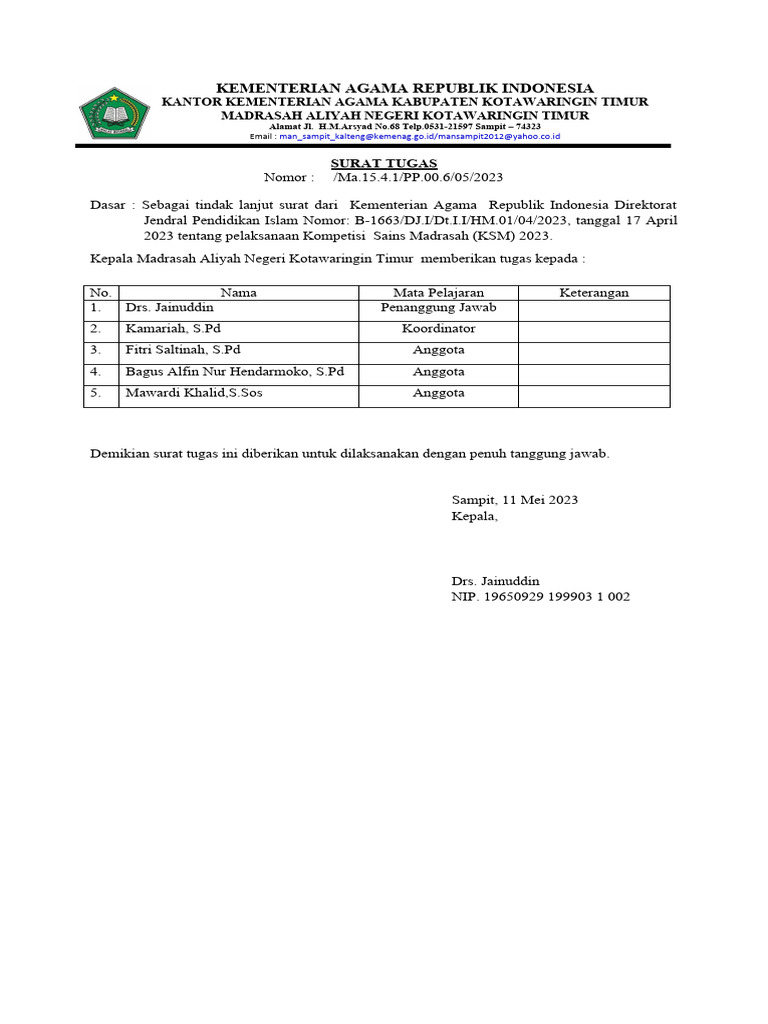 SK KSM 2023 | PDF