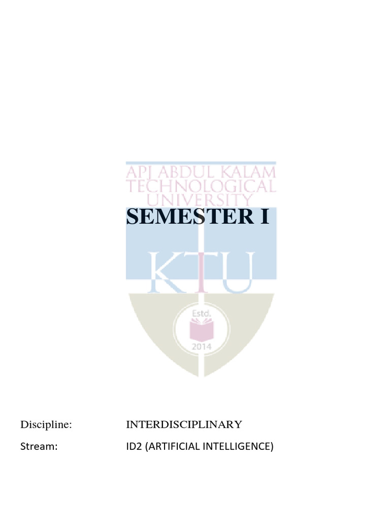 Mtech AI Syllabus | PDF | Machine Learning | Support Vector Machine