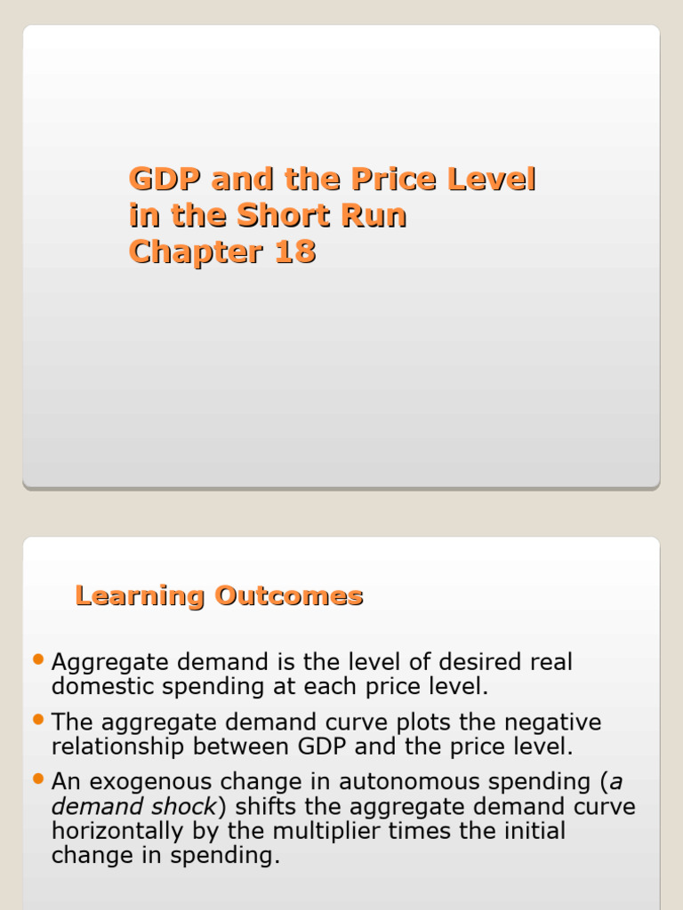 GDP and Price Level in The Short Run | PDF | Economic Equilibrium ...