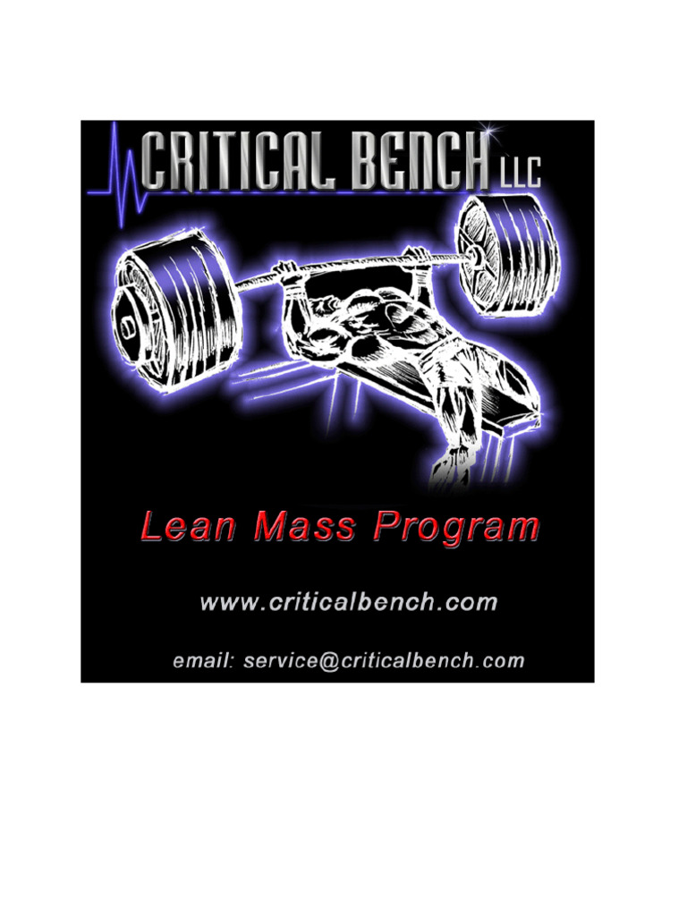Lean Mass Program | PDF | Fat | Carbohydrates
