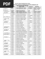 WASSCE 2024 Invigilation Time Table | PDF
