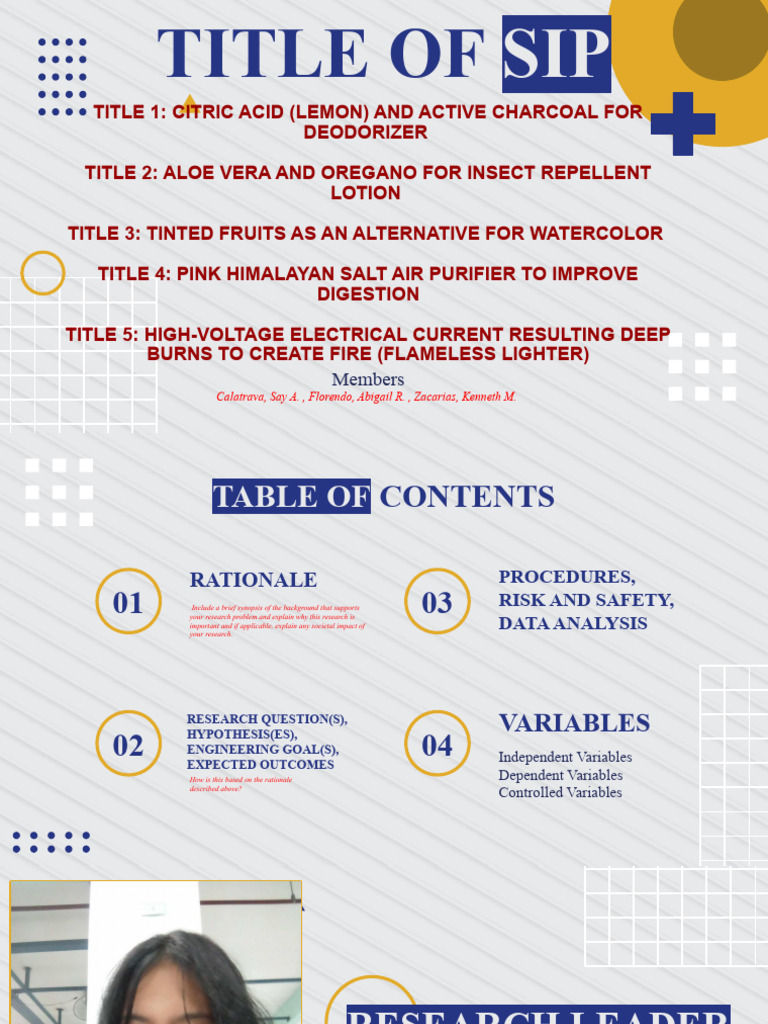 5 Topics Sip C.F.Z | PDF | Sleep | Odor