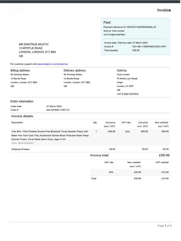 Invoice | PDF | Invoice | Value Added Tax Invoice | PDF | Invoice | Value Added Tax