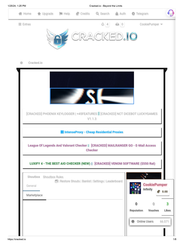 Cracked - Io - Beyond The Limits | PDF