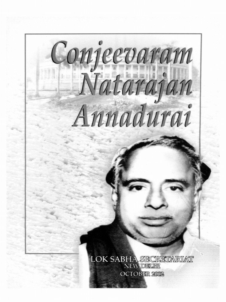C.N. Annadurai: Tamil Nadu's Political Icon | PDF
