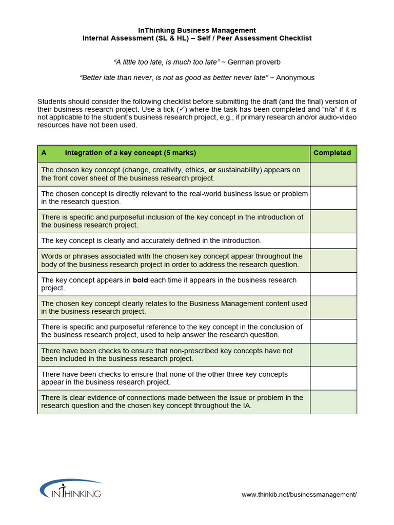 Ia-Checklist - 2024 | PDF | Question | Argument