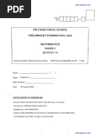 2023 P6 FMA Mendaki PSLE (Paper 1) | PDF | Mathematics