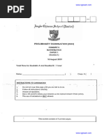 P6 Maths Prelim 2025 TaoNan Exam Papers | PDF