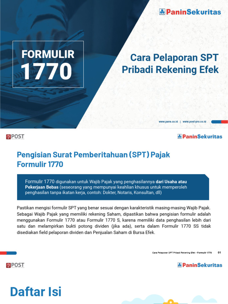 Formulir SPT 1770 | PDF | Pengelolaan Keuangan & Uang | Hukum