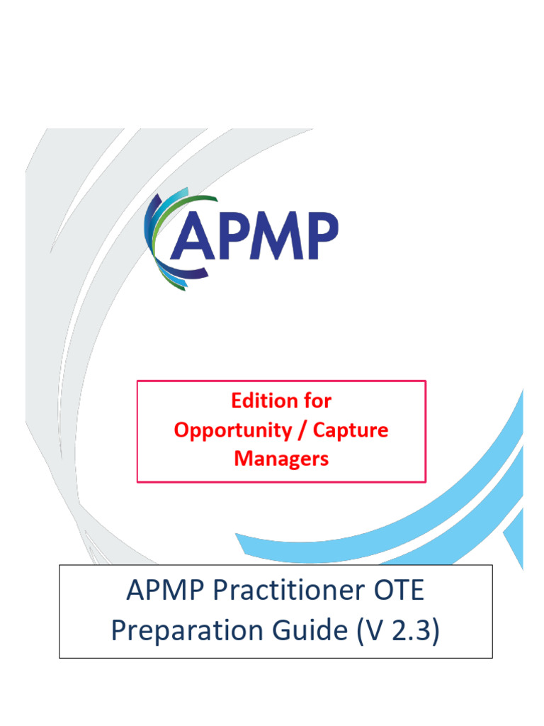 APMP Opportunity Capture P | PDF | Technology & Engineering
