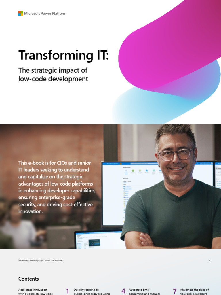 The IT Leaders' Guide To Realizing The Impact of Low-Code Tools | PDF