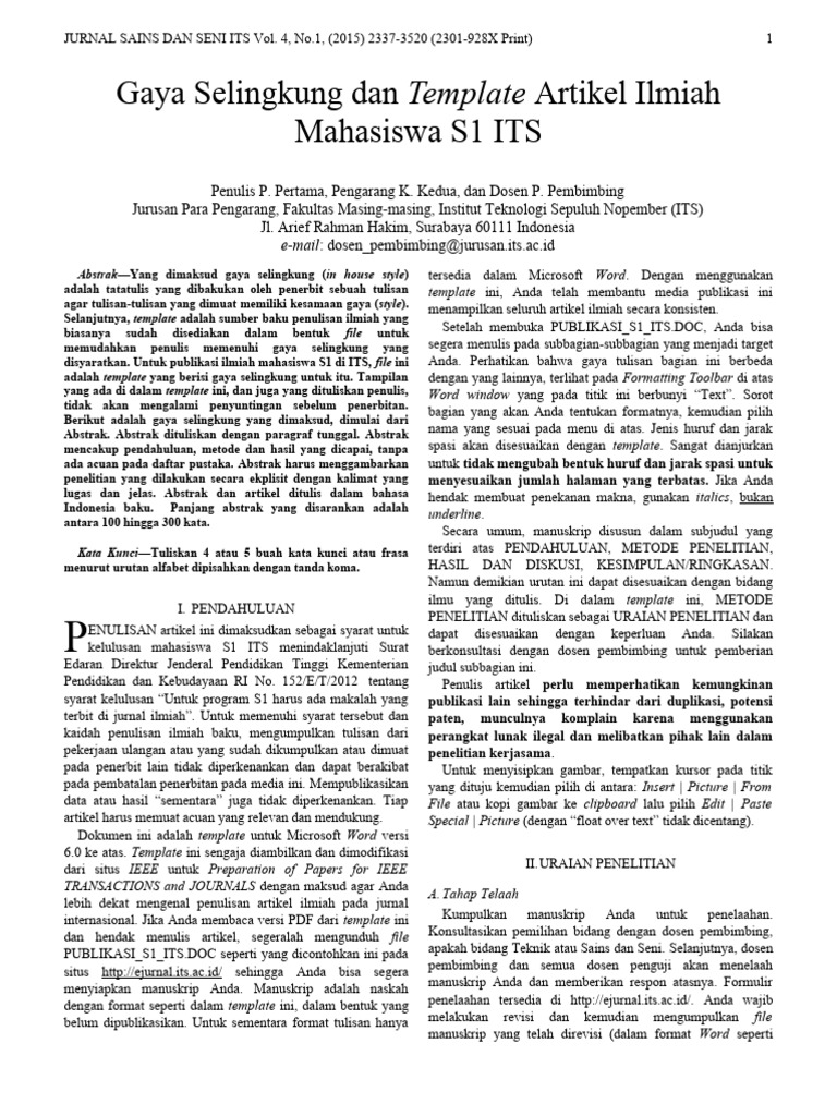 Format Laporan Pomits | PDF
